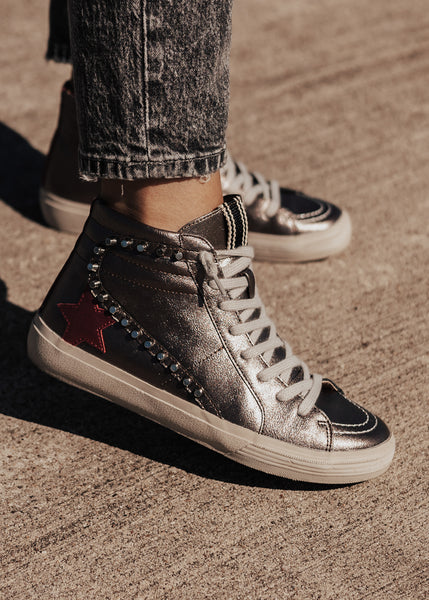 SIZE 8.5: Shu Shop RIRI Shoe (6-11) *PEWTER – Chloe Vs Tank The Boutique